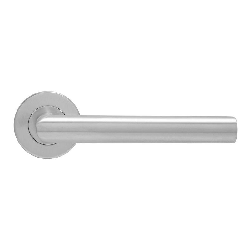 Eclipse Mitred Lever on Rose Door Handle FD60 Fire Rated - Satin ...