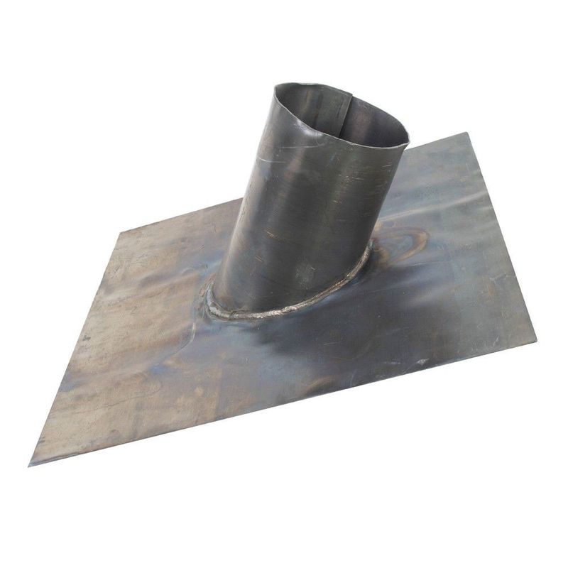 4 Inch (100mm) Lead Weathering Slate 450mm x 450mm Base - 45 Degree ...