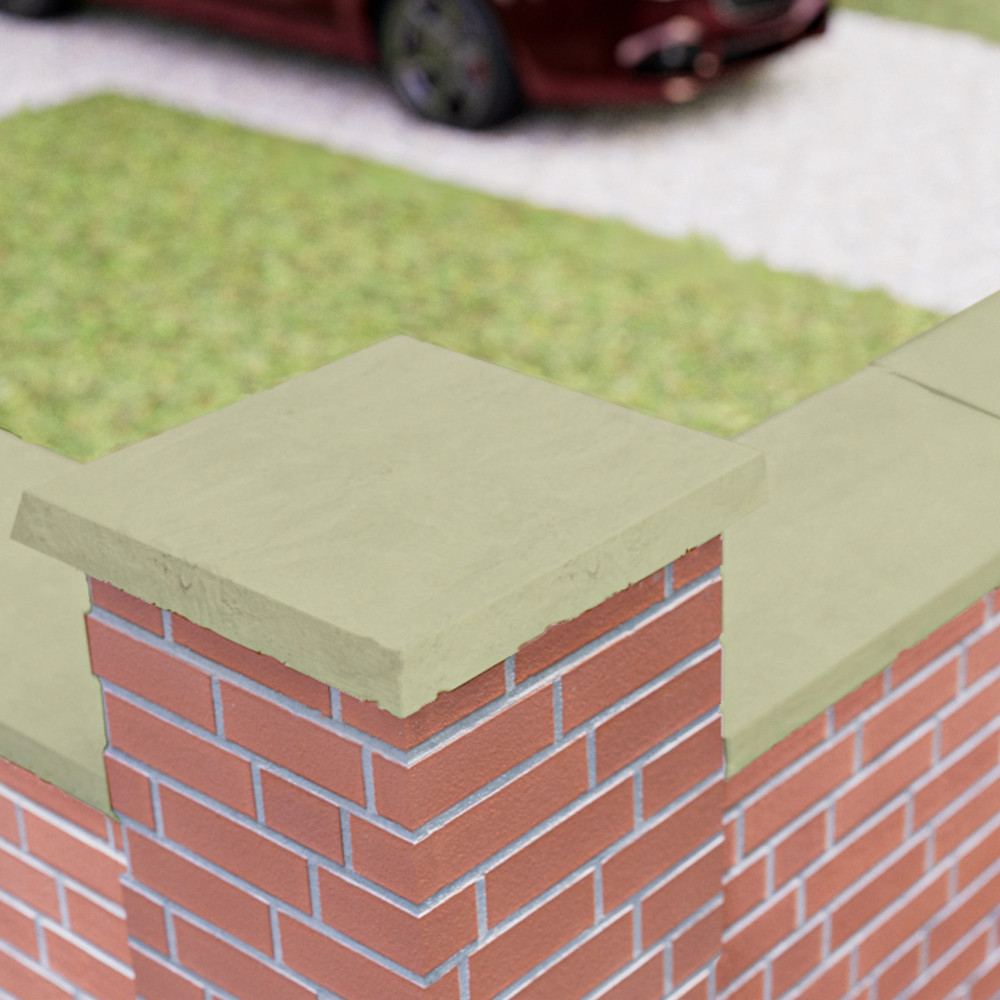 Eurodec 50mm Flat Concrete Pier Cap | Landscaping Superstore®