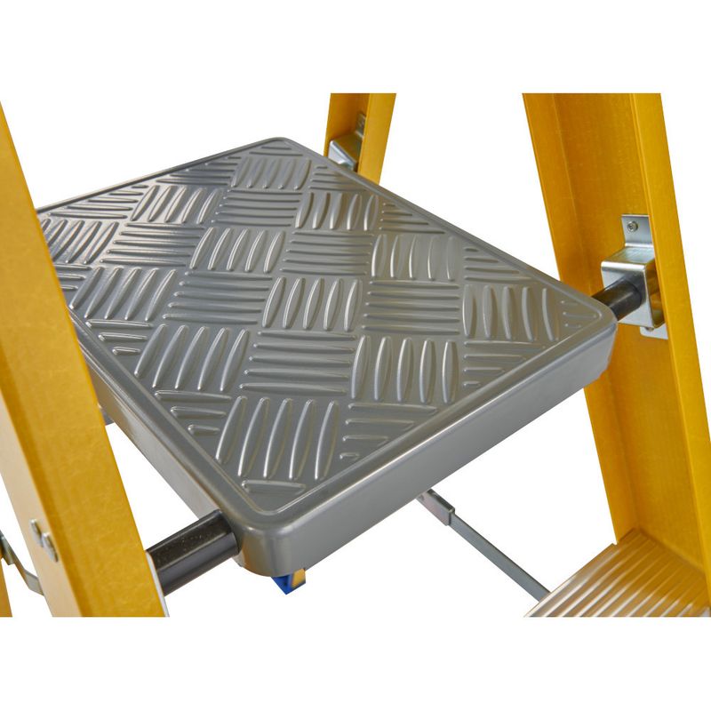 Werner 10 Tread Trade Fibreglass Platform Step Ladder - BS 2037 EN131 ...