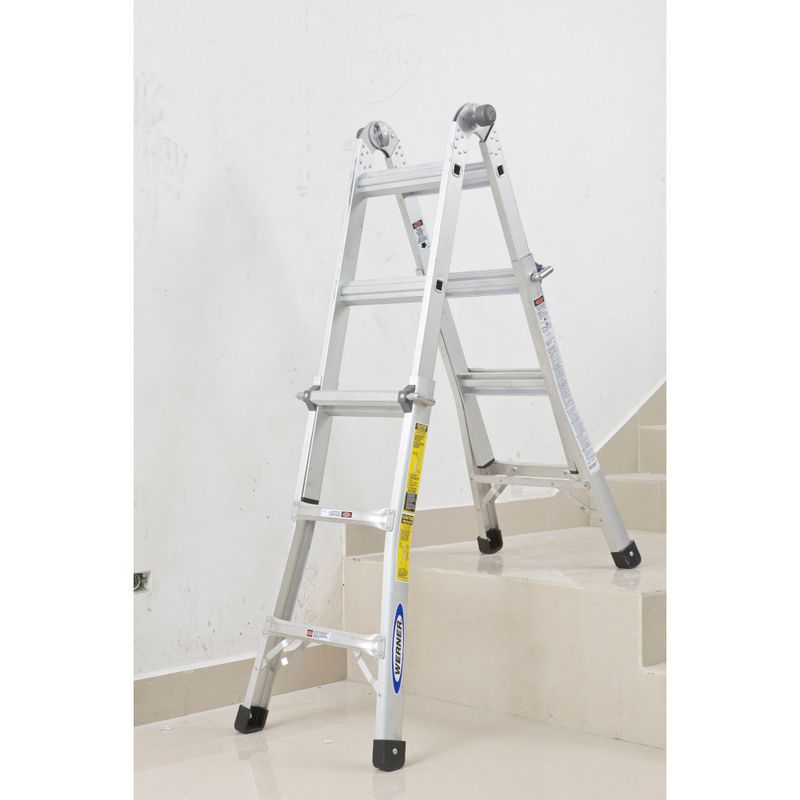 Werner 4x3 Telescopic Combination Ladder MT12 - EN131 | Insulation ...
