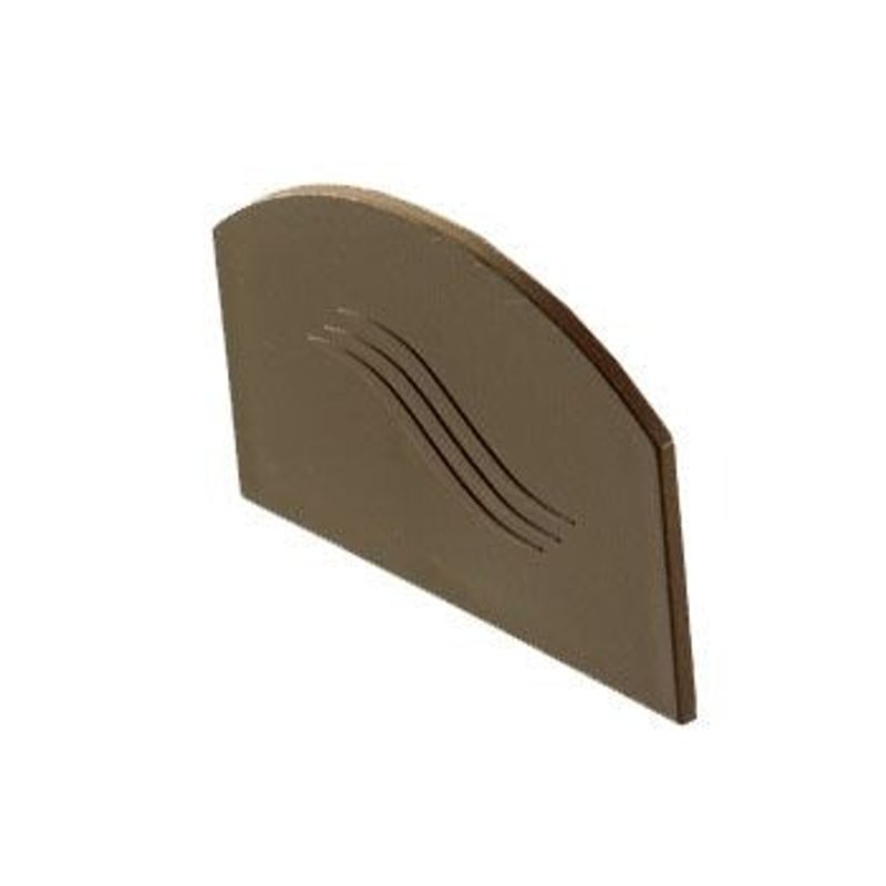 Corotherm Polycarbonate Glazing Bar End Cap - Brown | Landscaping ...