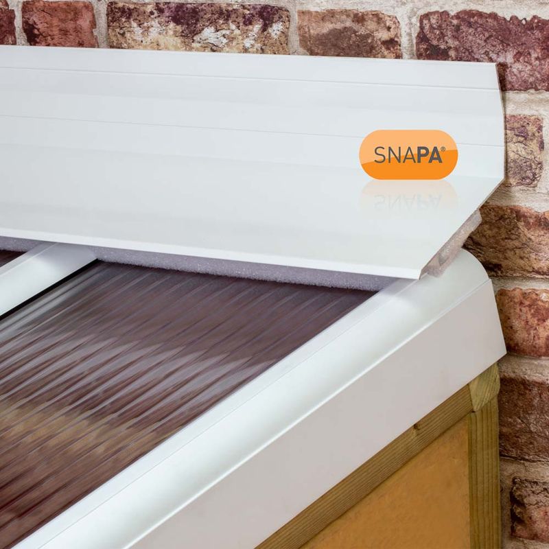 Snapa Top Wall Flashing White | Roofing Superstore®