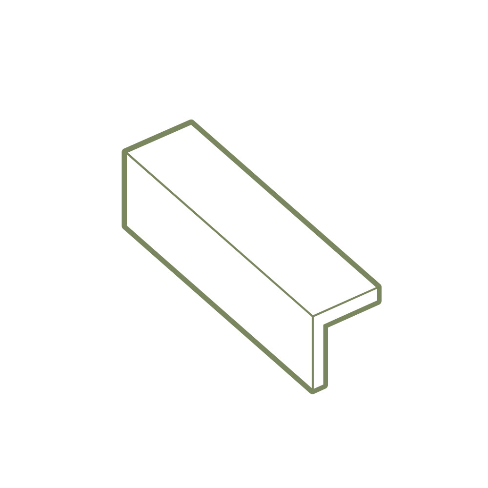 Allur Composite Decking Corner Edging Trim 41mm x 53mm x 3m - Caramel ...