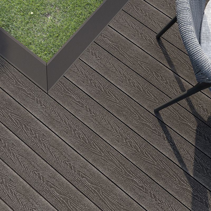 Allur Double-Sided Composite Decking Board 25mm x 148mm x 3.6m - Graphite | Landscaping Superstore®