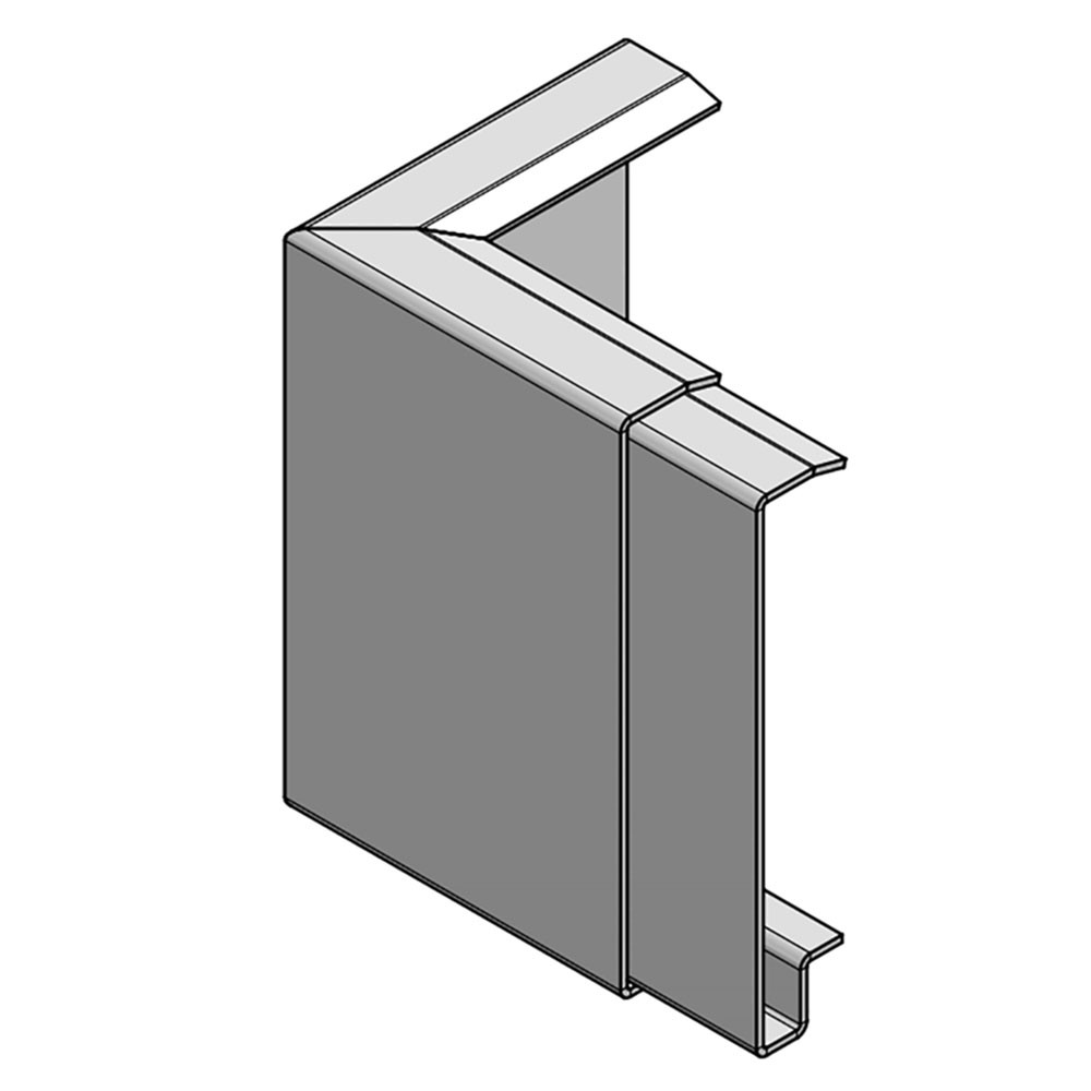 Alumasc Skyline SF5 Profile Fascia External Corner with 5 Bends in ...