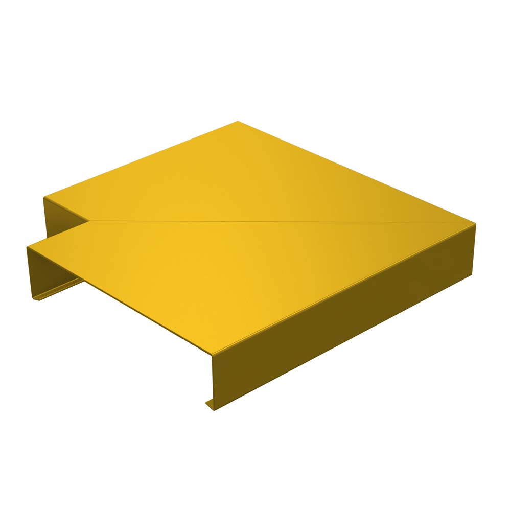 Alumasc Skyline Aluminium 90 Degree Corner in Cadmium Yellow - 302mm ...