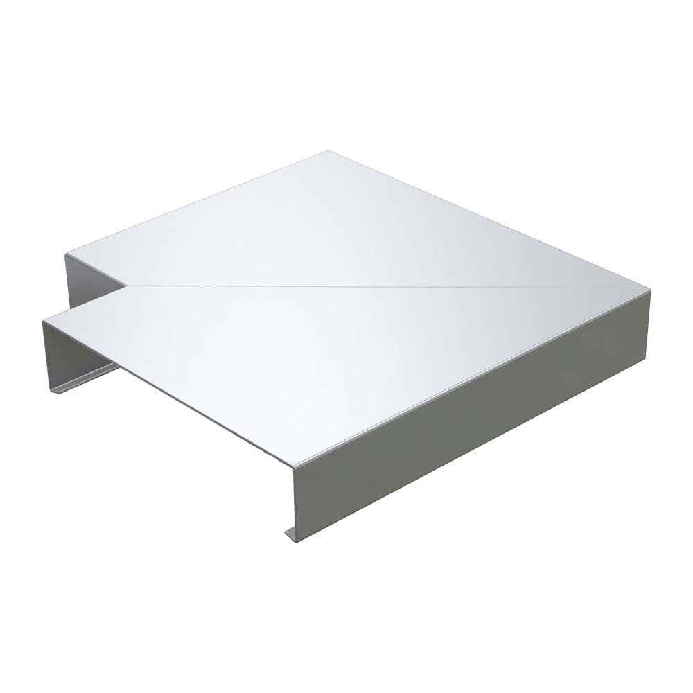 Alumasc Skyline Aluminium 90 Degree Corner in White - 482mm ...