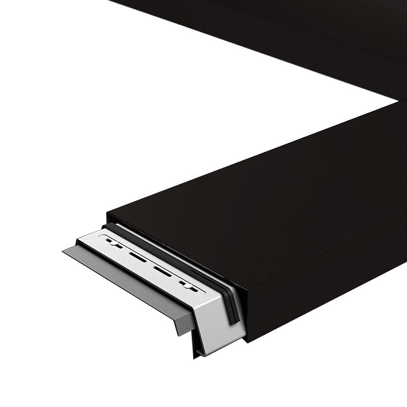 Alumasc Skyline Aluminium Coping in Chocolate Brown - 362mm x 3000mm ...