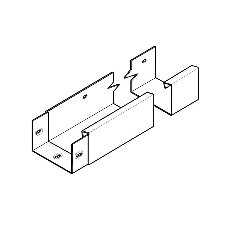 Alumasc GX Joggle 3 Metre Gutter Assembly in Agate Grey - 100mm x 75mm ...