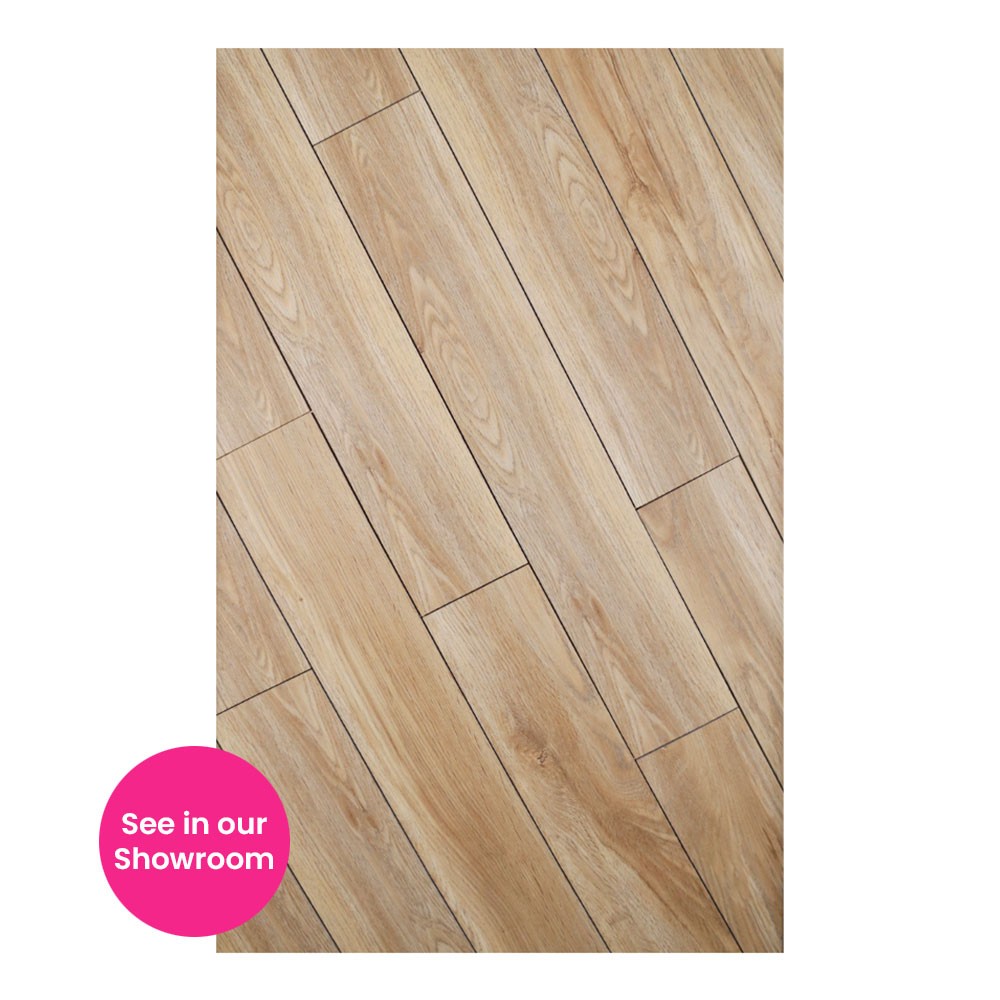 Apricot Oak Wood Effect Porcelain Floor Tile - 1200mm x 200mm ...
