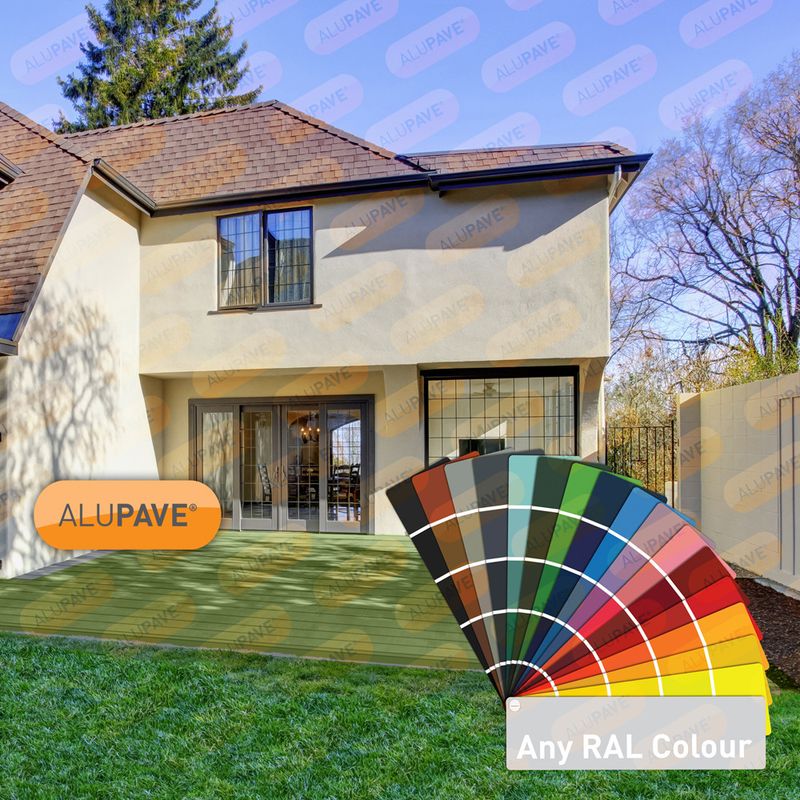 Alupave Fireproof Full-Seal Flat Roof & Decking Board Powder Coated ...