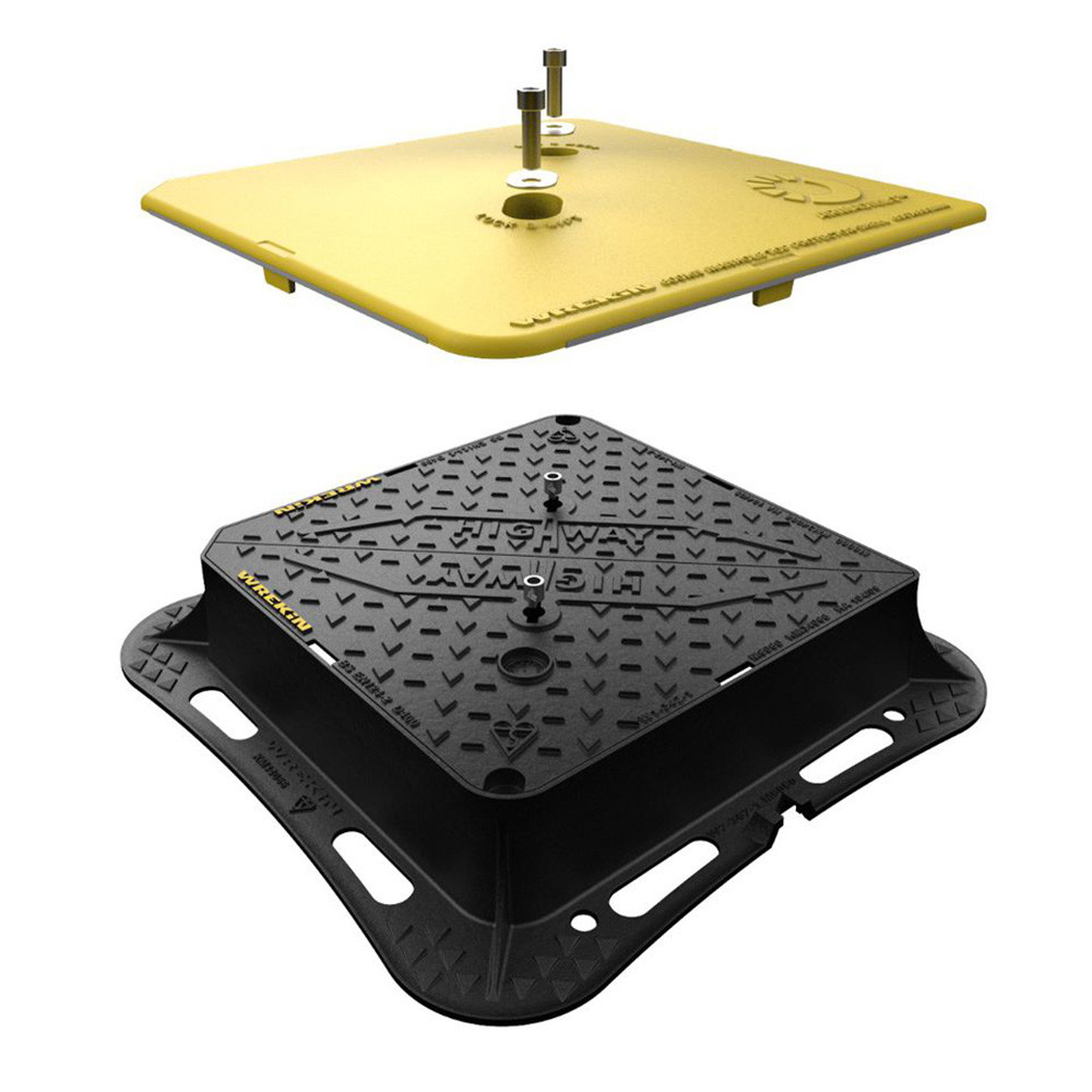 Wrekin Armadillo Iron Manhole Protection Shell Cover - 60 Tonne ...