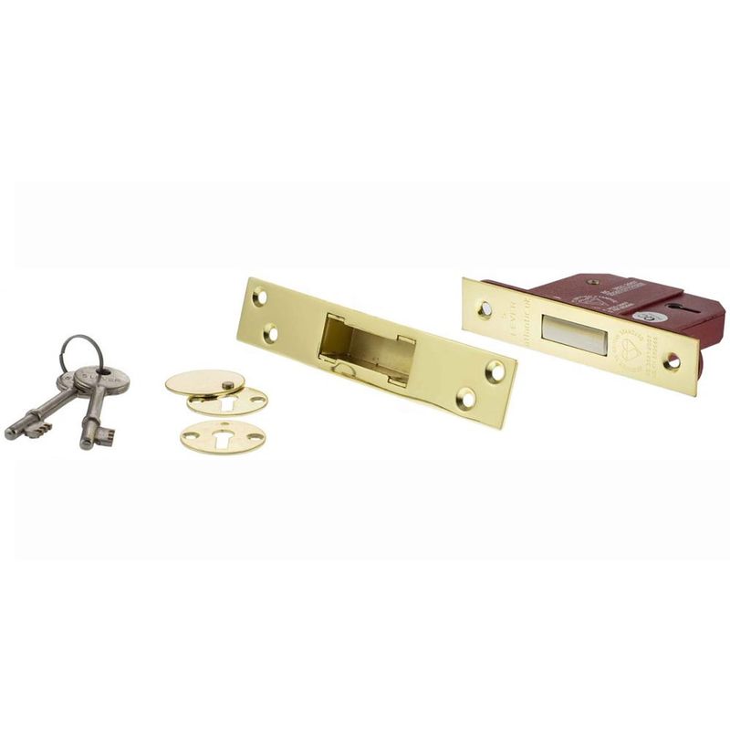 Atlantic 2.5 Inch 5 Lever Key Deadlock(BS) | Door Superstore®