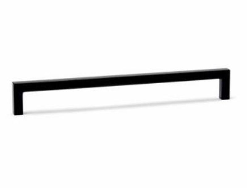 Atlantic 450mm x 19mm Bolt Through Mitred Pull Handle - Matt Black ...