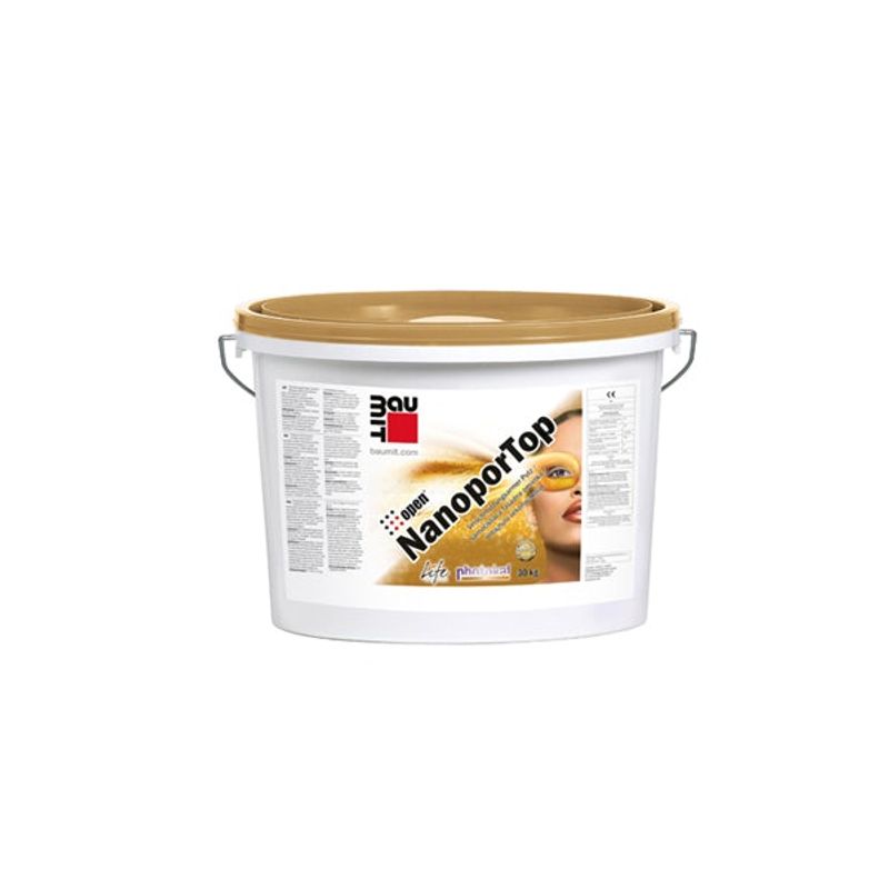 Baumit NanoporTop Self Cleaning K1.5mm Topcoat Render 25kg - Off White ...