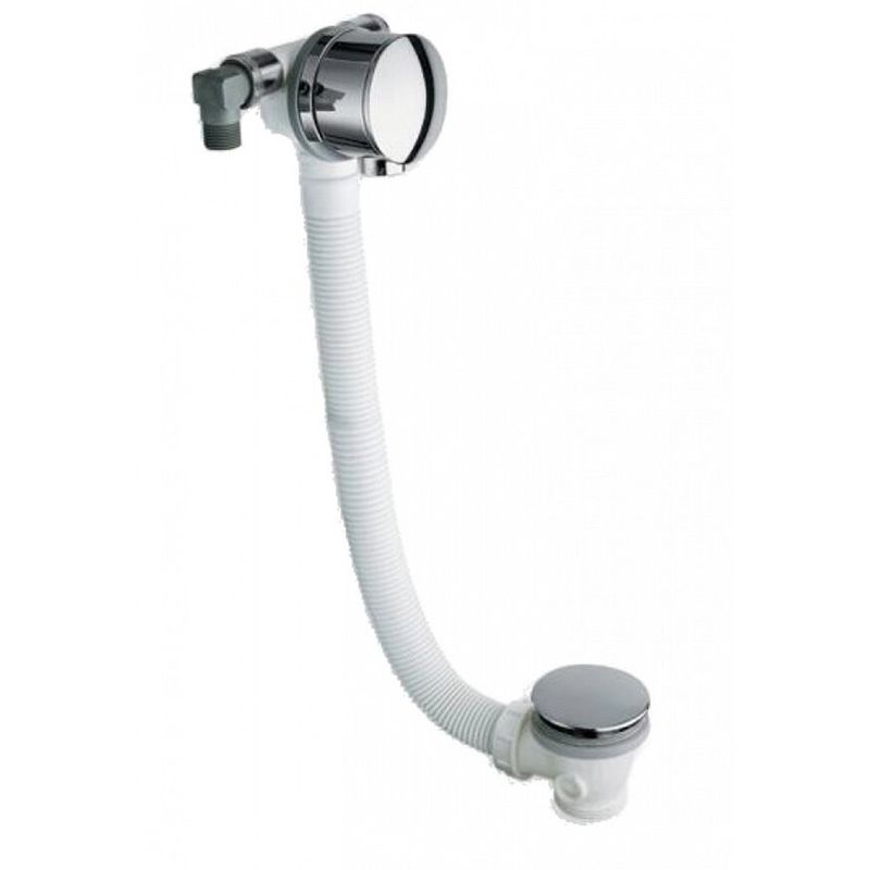 Bayswater Concealed Bath Waste and Overflow Filler - Chrome | Plumbing ...