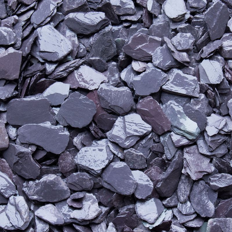 Bowland Stone Decorative 20 to 40mm Slate Aggregate - Plum 850kg ...