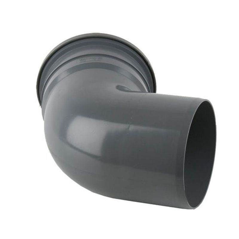 Brett Martin Plastic Push Fit Single Socket Soil Pipe Bend - 160mm ...