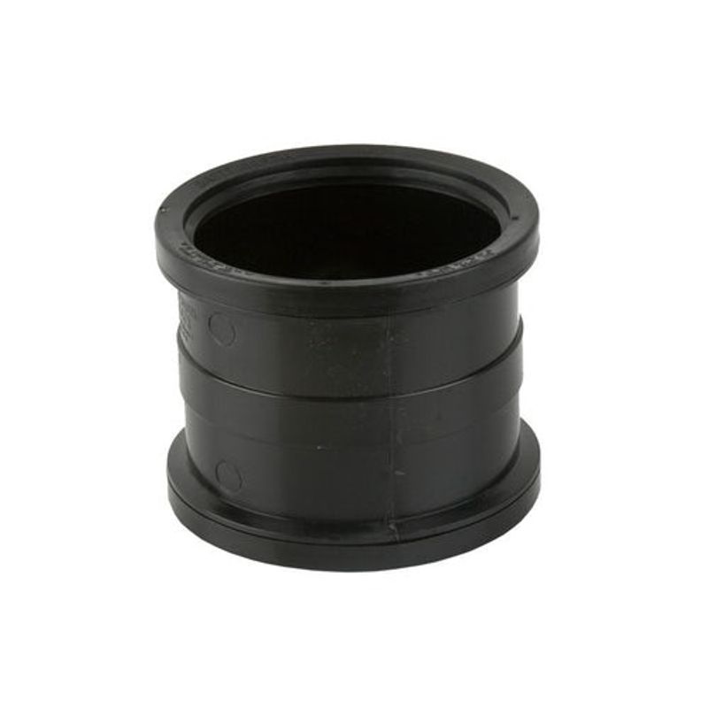Brett Martin Plastic Double Socket Push Fit Soil Pipe Connector - 160mm | Drainage Superstore®