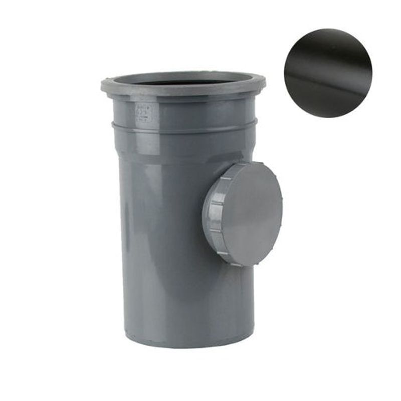 Brett Martin Plastic Push Fit Single Socket Soil Access Pipe - 160mm ...