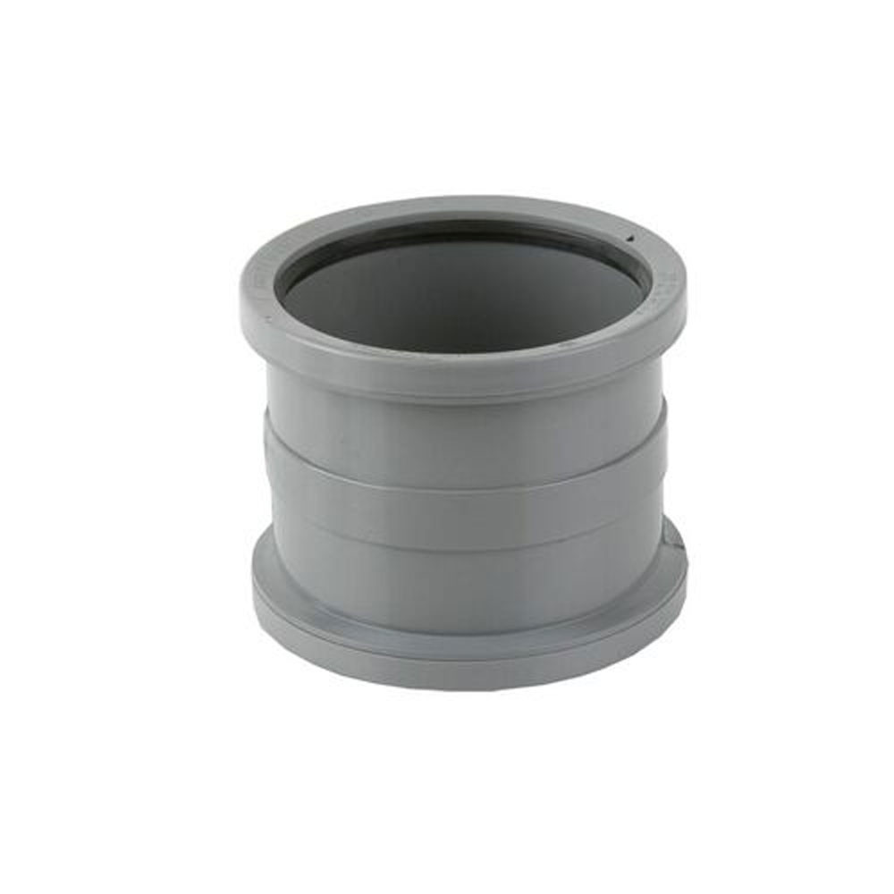Brett Martin Plastic Double Socket Push Fit Soil Pipe Connector 160mm ...