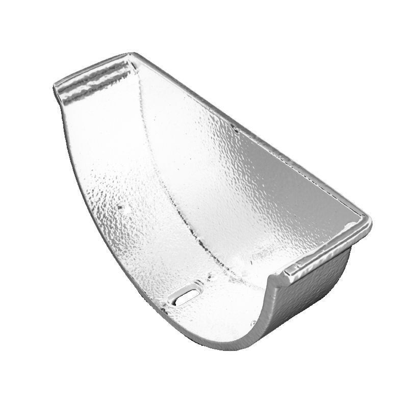 Cast Aluminium Gutter Beaded Deep Run External Stop End 113mm - Plain ...