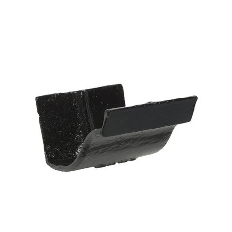 Cast Iron OG Guttering Union Joint - 115mm Black Finish | Roofing ...