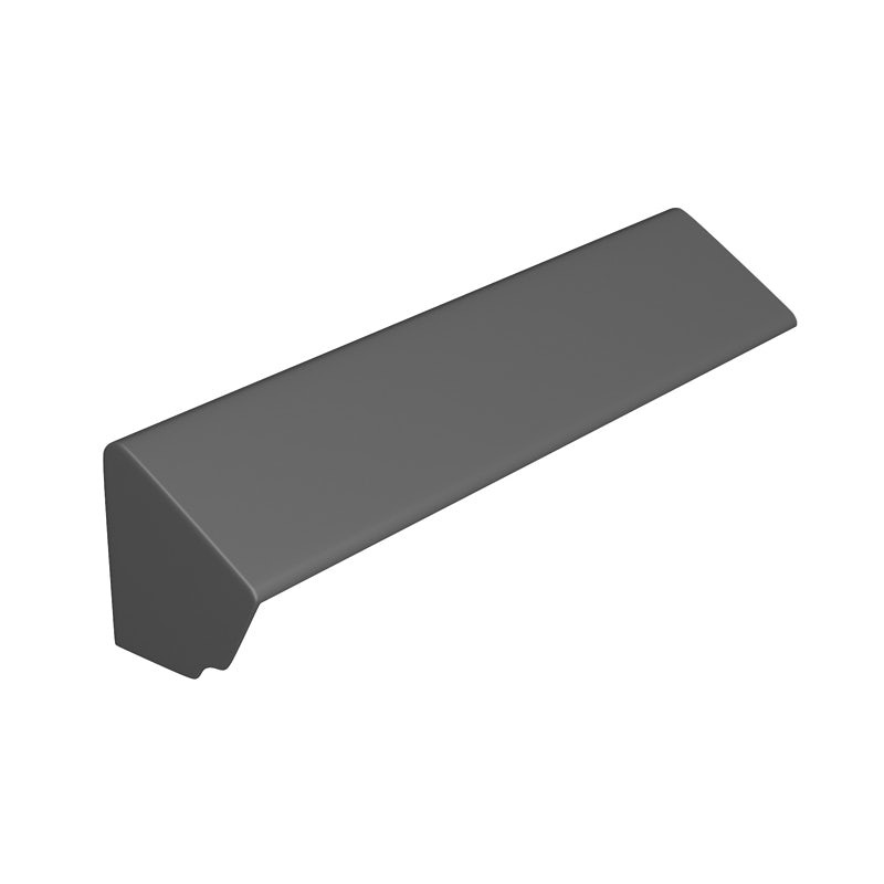 Cedral Monopitch Ridge Stop End Blue/Black - 975mm | Roofing Superstore®