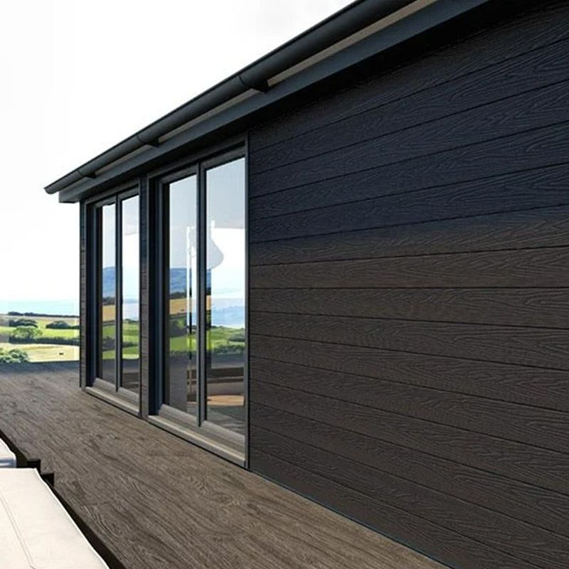 Cladco Woodgrain Composite Wall Cladding Board 3.6m - Charcoal | Roofing Superstore®
