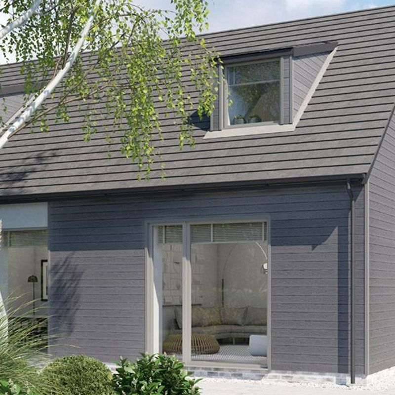 Cladco Woodgrain Composite Wall Cladding Board 3.6m - Light Grey ...