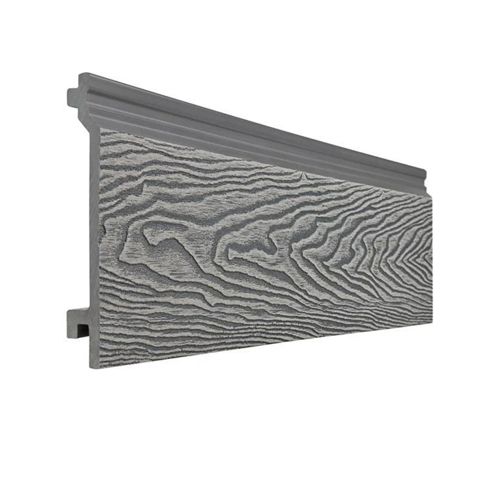 Cladco Woodgrain Composite Wall Cladding Board 3.6m - Light Grey ...