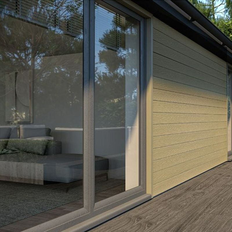 Cladco Woodgrain Composite Wall Cladding Board 3.6m - Teak | Roofing ...