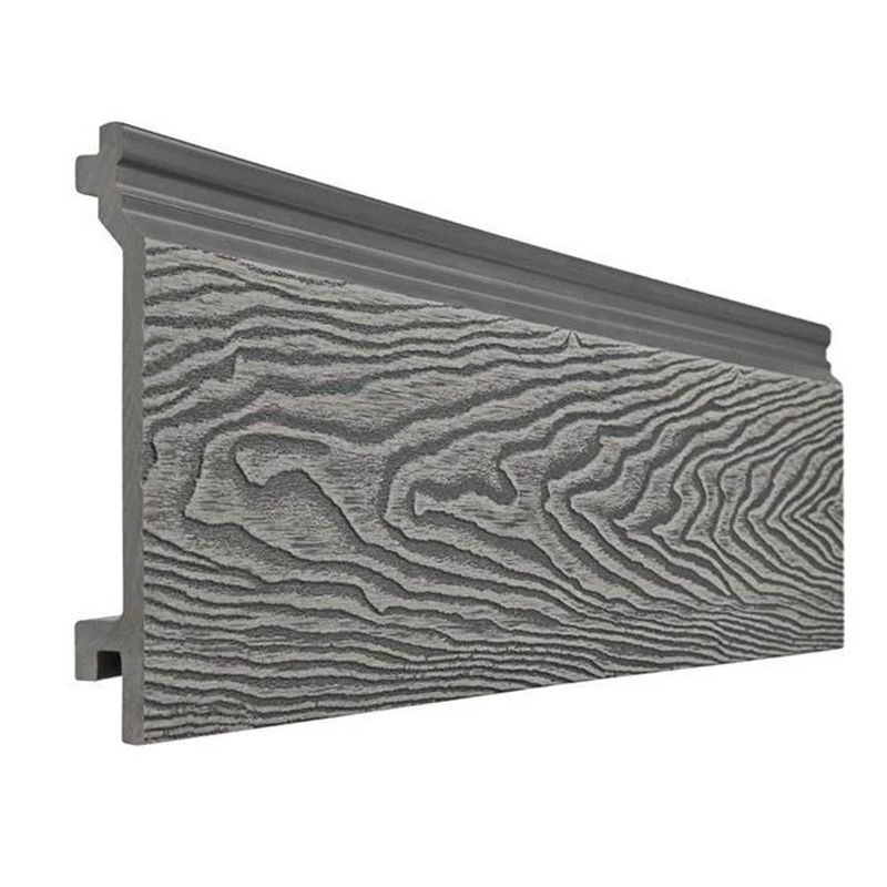 Cladco Woodgrain Composite Wall Cladding Board 3.6m - Stone Grey ...