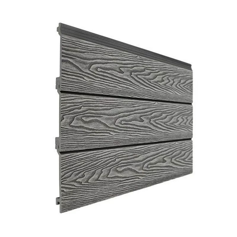 Cladco Woodgrain Composite Wall Cladding Board 3.6m - Stone Grey ...