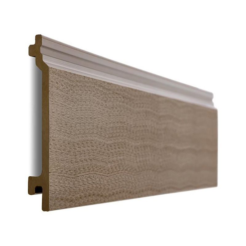 Cladco Woodgrain Composite Wall Cladding Board 3.6m - Coffee Brown ...