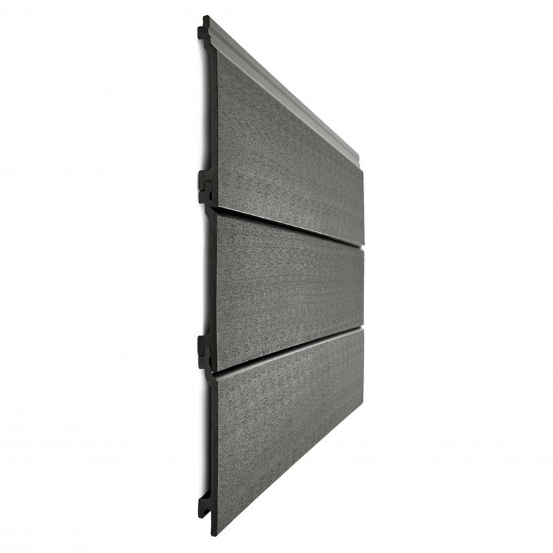 Cladco Composite Wall Cladding Board 3.6m - Charcoal | Drainage Superstore®