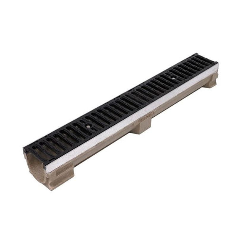Clark Drain D400 Channel Drain with Ductile Iron Grating - 1000mm x ...