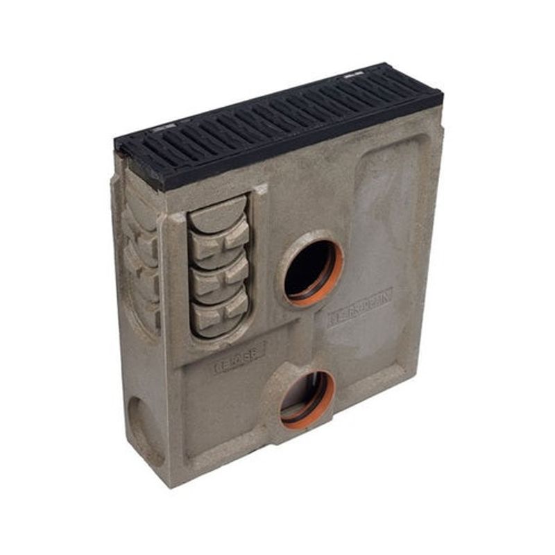 Clark Drain F900 Channel Drain Sump with Ductile Iron Grating - 500mm x ...