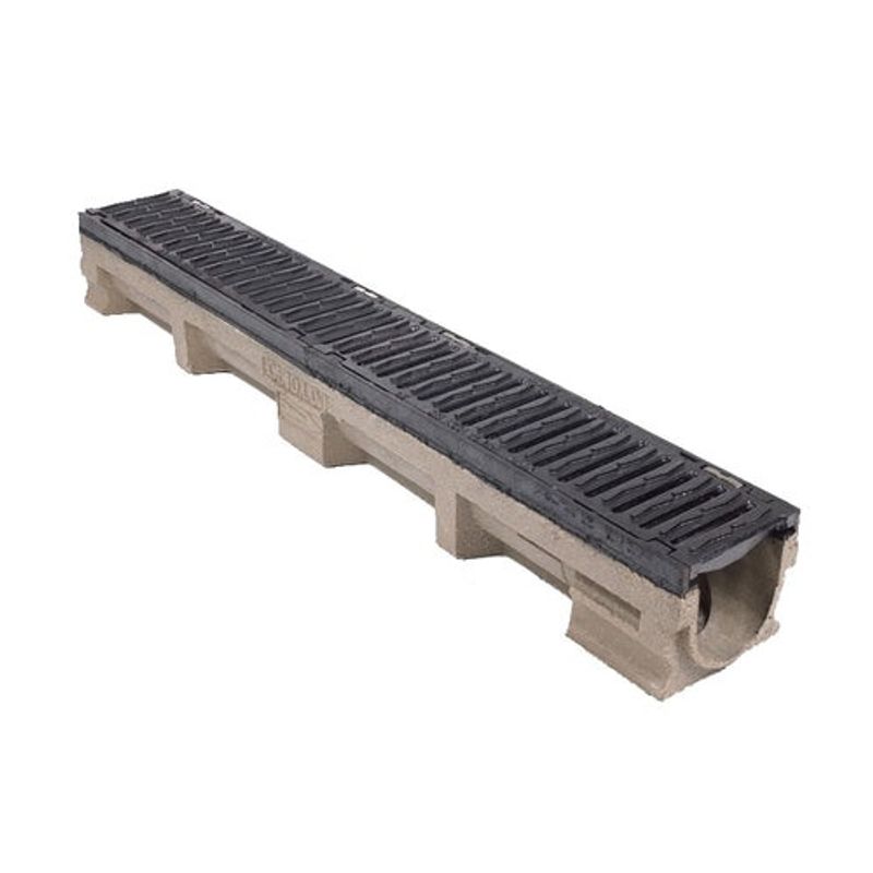 Clark Drain F900 Channel Drain with Ductile Iron Grating - 1000mm ...