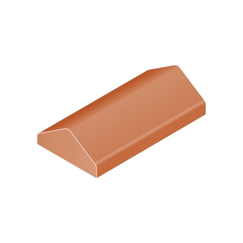 Sandtoft Legged Angle Duracoat Ridge with Gable Stop End | Roofing ...