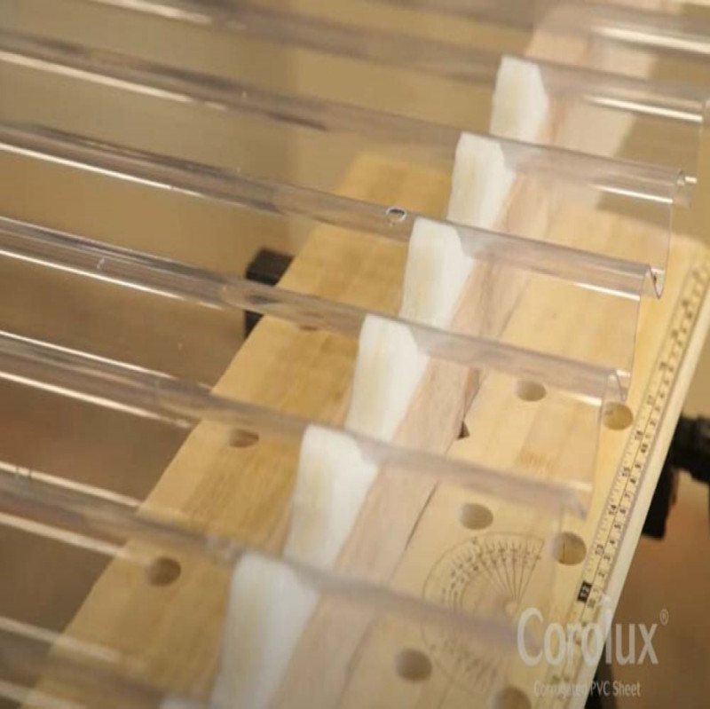 Corolux PVC Mini Corrugated Roofing Sheets (Clear) - 2440mm x 662mm ...