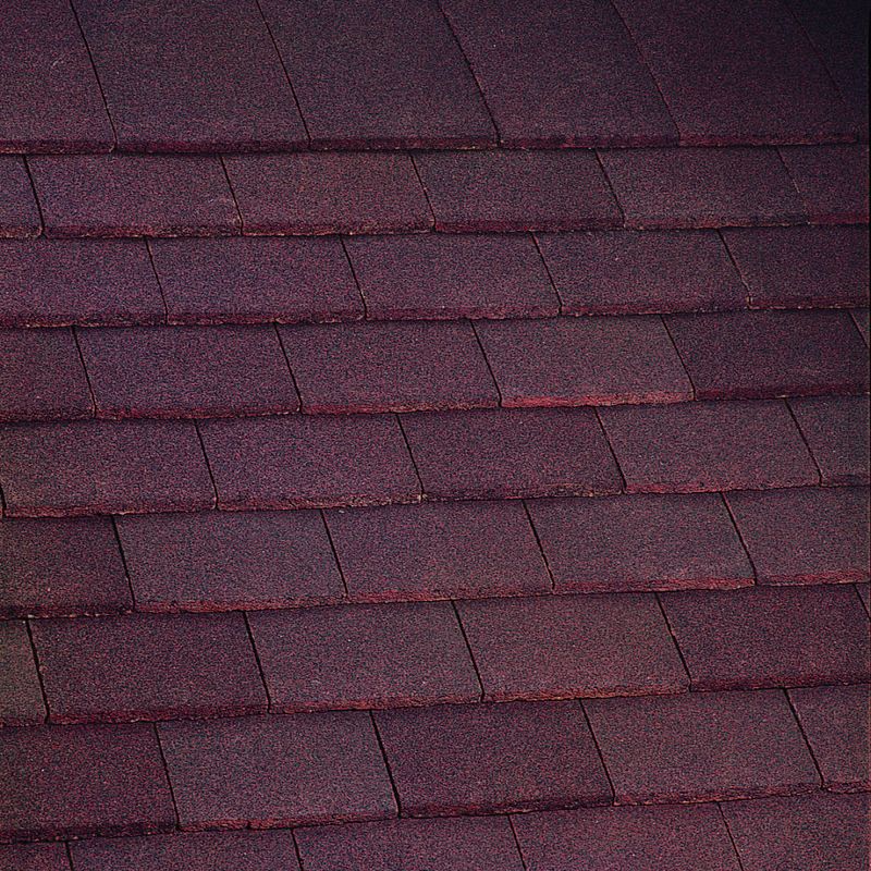 Marley Concrete Plain Tile Cloak Verge Left Handed - Dark Red | Roofing ...
