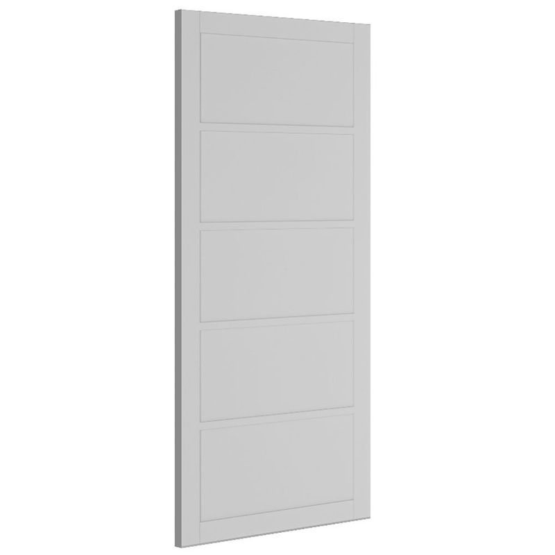 Deanta Shoreditch Urban Industrial White Primed Internal Door - 1981mm ...