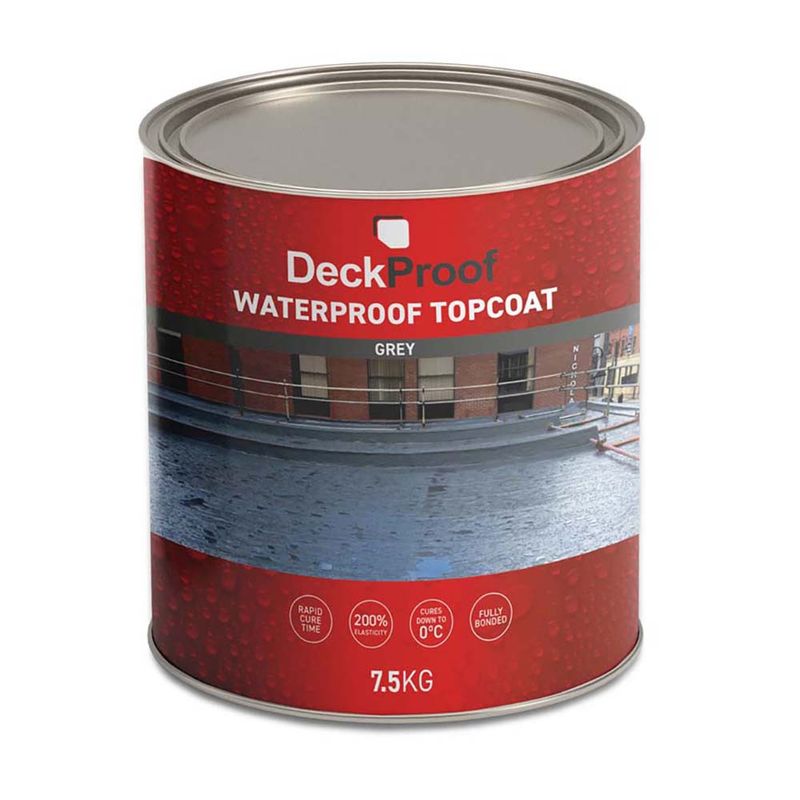 RapidRoof Waterproofing Top Coat (Grey) - 7.5kg | Roofing Superstore®