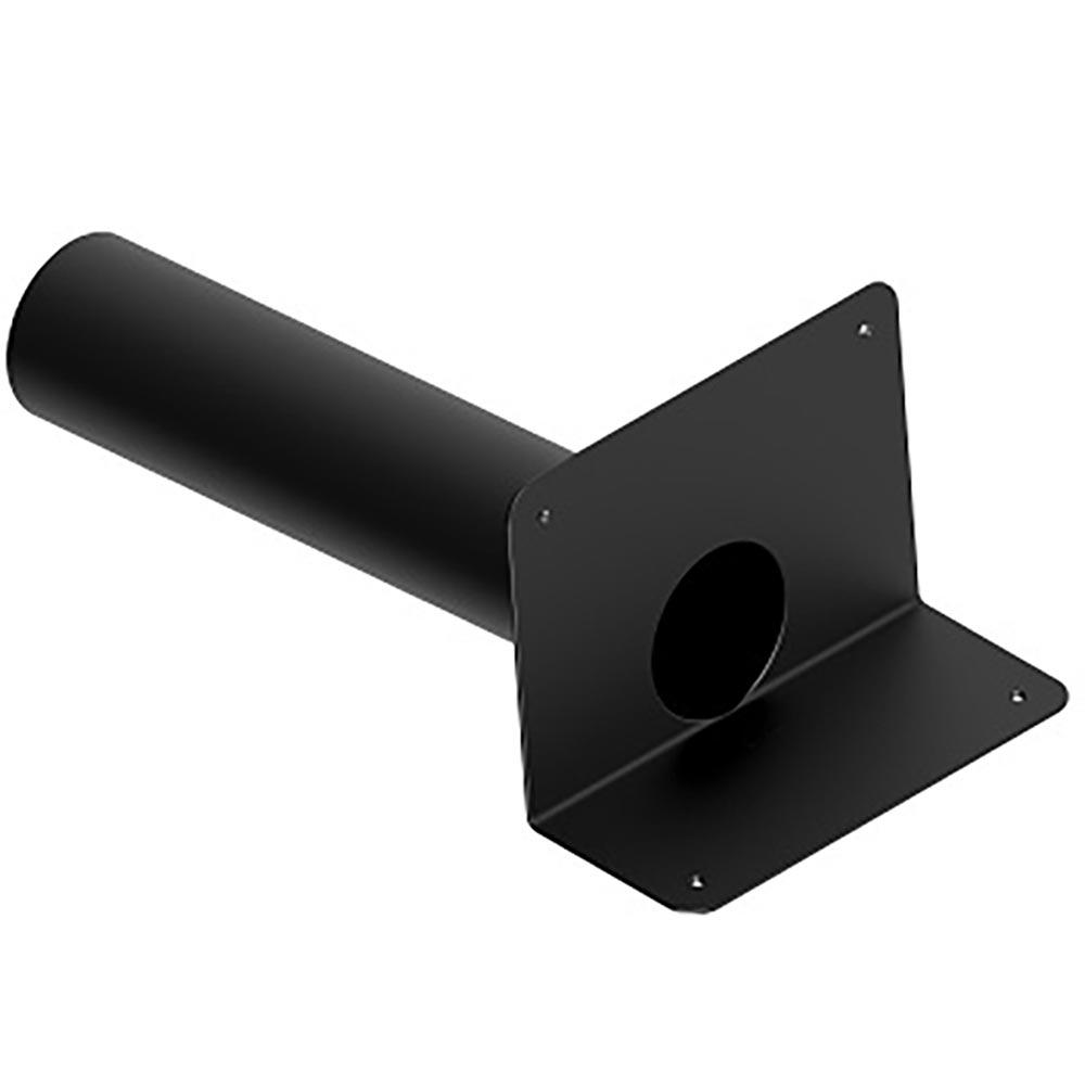DEKS Flat Roof Round 110mm Horizontal Parapet Drain - Black EPDM ...