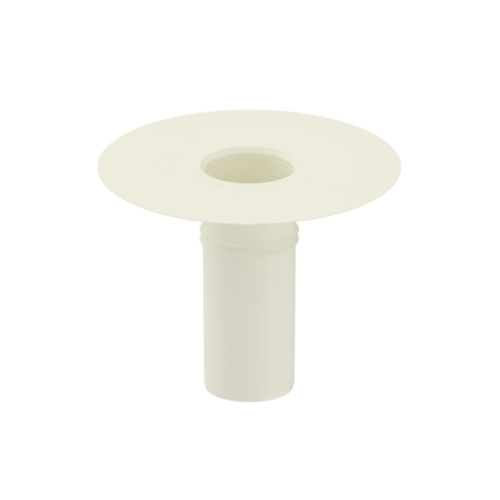 DEKS Flat Roof Round 110mm Roof Drain Outlet - White PVC | Drainage ...