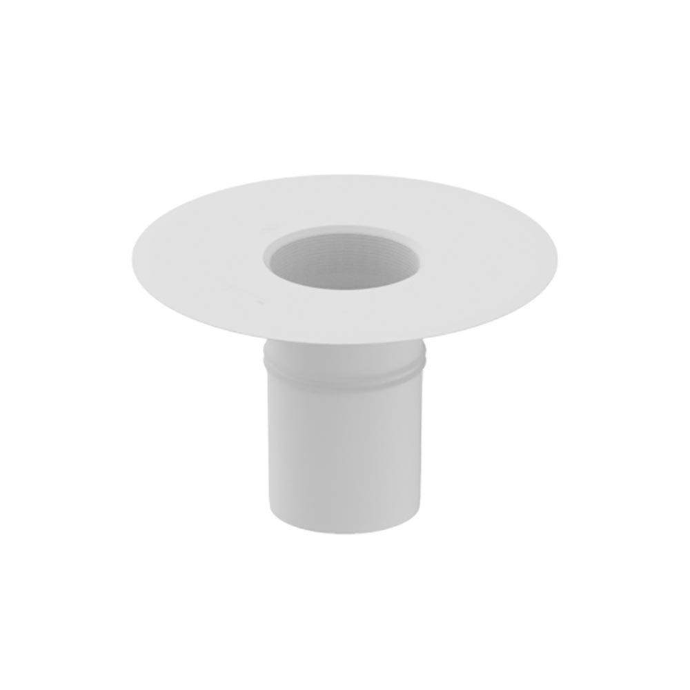 DEKS Flat Roof Round 150mm Roof Drain Outlet - White TPO | Drainage ...