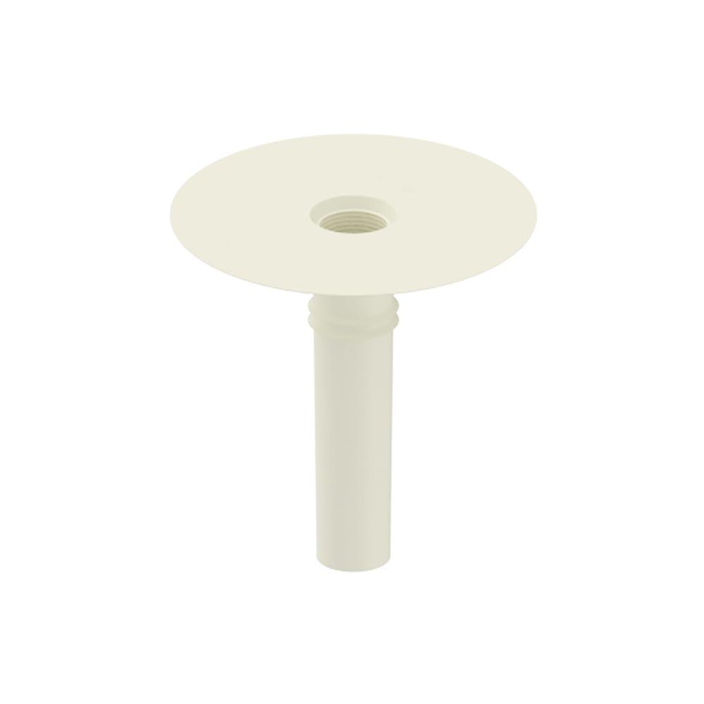 DEKS Flat Roof Round 60mm Roof Drain Outlet - White PVC | Drainage ...