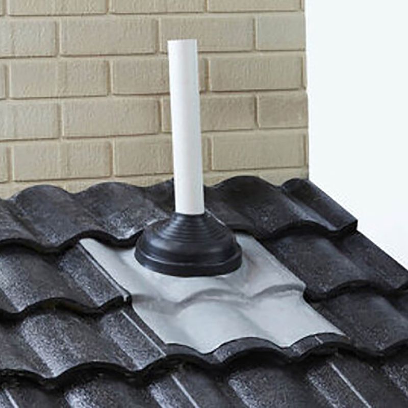 DEKS Rapid Flash EPDM Pipe Flashing for Metal & Tiled Roofs - 175mm ...